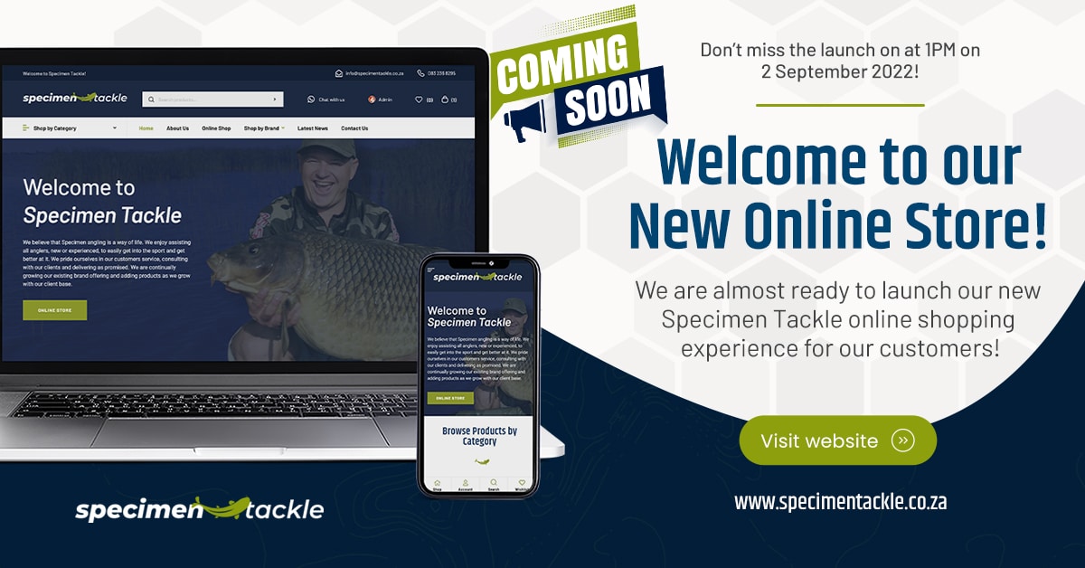 Our New Online Store is now live! - Specimen Tackle