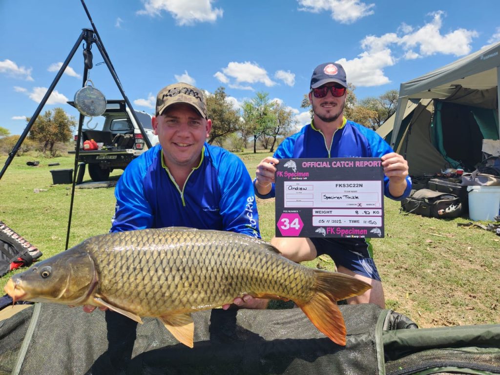 FK SPECIMEN Comp - Catch Report (Roodekoppies) - Specimen Tackle