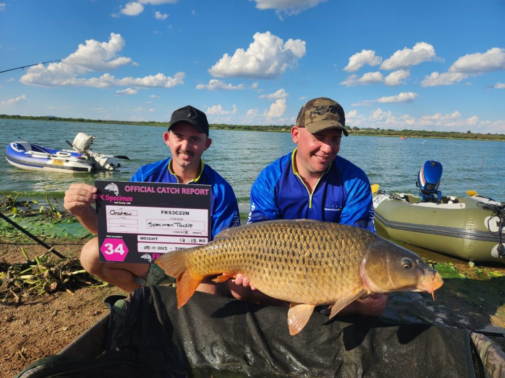 FK SPECIMEN Comp - Catch Report (Roodekoppies) - Specimen Tackle