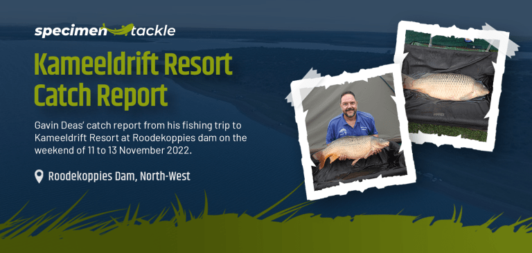 Kameeldrift Resort - Catch Report (Roodekoppies dam) by Gavin Deas ...